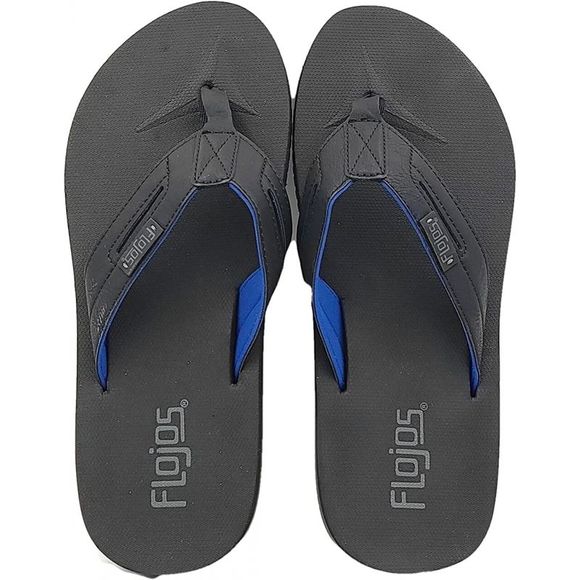 Flojos | Shoes | Used Flojos Mens Makai Flip Flopblack Blue1m | Poshmark
